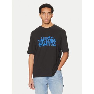 HUGO BOSS T-Shirt Nafralo 50533528 Schwarz Regular Fit