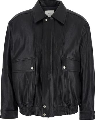 Dunst Homme, Vestes, Noir, Taille: L Veste en cuir noir avec effet vieilli