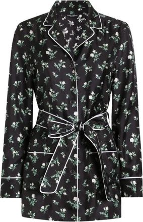 Dolce & Gabbana Femme, V&ecirc;tements de nuit et de d&eacute;tente, Noir, Taille: 38 FR Pyjamas