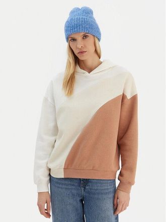 Roxy Sweatshirt ERJFT04868 Beige Relaxed Fit