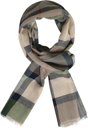 Tom Rusborg Leichter Baumwollschal mit Karomuster in