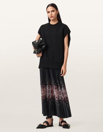 AllSaints Harley Ophis - Robe - Noir