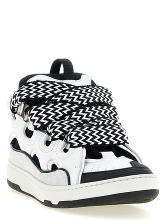 Lanvin Curb Sneakers - White