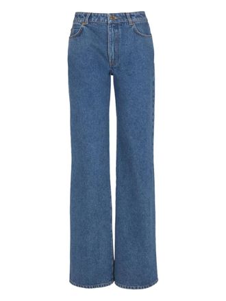 Balmain Ausgestellte Jeans - Blau