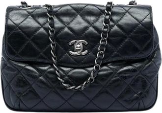 Chanel Sac bandouli&egrave;re matelass&eacute; classique Pre-owned - Femme - Pre-owned - Noir - Taille: ONE Size