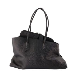 The Attico La Passeggiata Medium Top Handle Bag - Femme - Sacs - Noir - Taille: ONE Size
