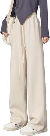 SHEKINI Pantalon Jogging Femme Large Pantalon Sport Décontracté Pantalons Taille Haute Fitness Training Yoga Élastique Sweatpants