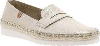 Verbenas Verbenas - Mocassins FEMME Verbenas en cuir or et &agrave; slip-on - Taille numeric_39