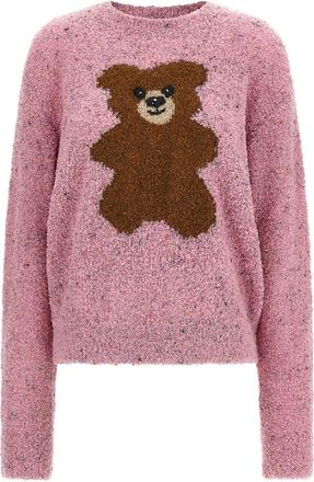 Moschino Rundhalspullover - Rosa