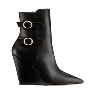 Stuart Weitzman Western-inspirierter Saloon 100 Wedge Boot - - Shoes - Damen - Schwarzk - 35 EU