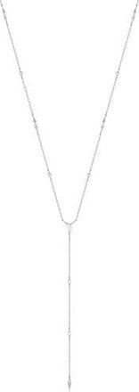 Ania Haie Collier pour femme en argent sterling 925, serti de 11 zircons, taille : 45 cm + rallonge de 5 cm, emballage cadeau inclus
