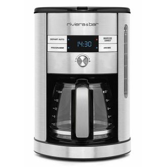 Riviera & Bar Cafeti&egrave;re filtre digitale inox BCF550 - Riviera-et-Bar