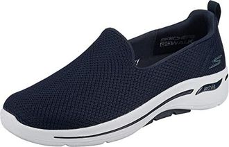 Skechers Femme GO Walk Arch FIT Grateful Basket, Navy, 42 EU