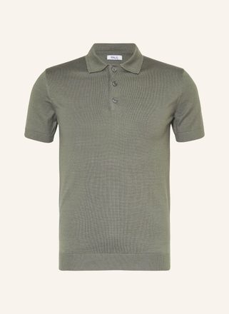 Paul Paul Strick-Poloshirt gruen