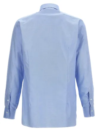 Barba Cotton Shirt - Light Blue