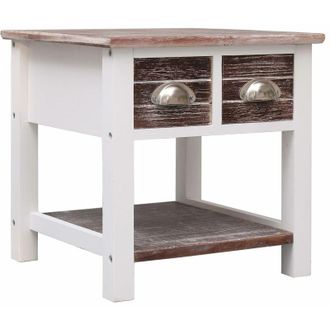 vidaXL Vidaxl - Beistelltisch Braun 40x40x40 cm Paulownia Holz