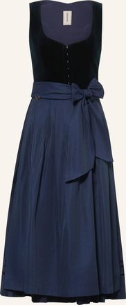 CocoVero Cocovero Dirndl Jette Mit Plissees blau
