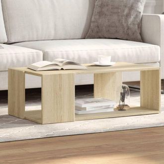 vidaXL Vidaxl - Table basse ch&ecirc;ne sonoma 89,5x48x30 cm bois ding&eacute;nierie