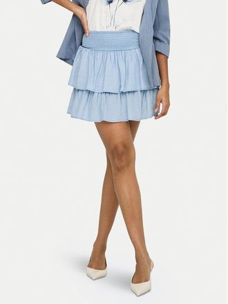 Only Minirock Charis 15363983 Hellblau Regular Fit