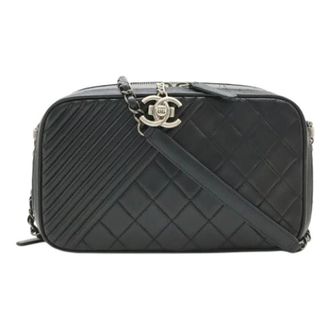 Chanel Pre-owned Vintage Pochette Schultertasche - - Pre-owned - Damen - Schwarzk - ONE SIZE