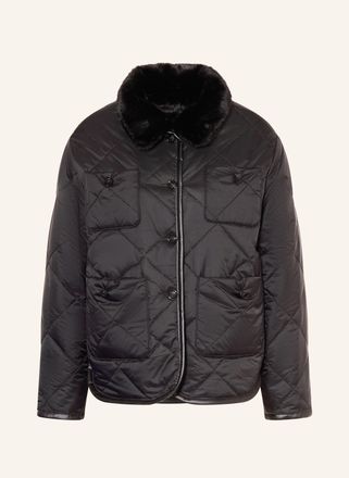 Maje Steppjacke Zum Wenden schwarz