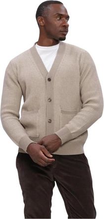FILIPPO DE LAURENTIIS Bott. Ml Merino E.Fine Cardigan - - Knitwear - Herren - Beige - XL