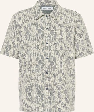 Sams&oslash;e & Sams&oslash;e Sams&oslash;e Sams&oslash;e Kurzarm-Hemd Sakvist Comfort Fit Aus Jersey weiss