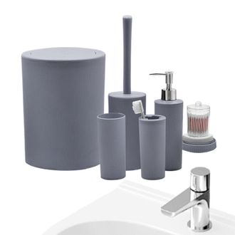 Generico Badezimmerzubehör-Set | Zahnbürstenhalter und Seifenspender für Badezimmer, Duschzubehör für Zuhause, Innen- und Außenbereich, Reisen