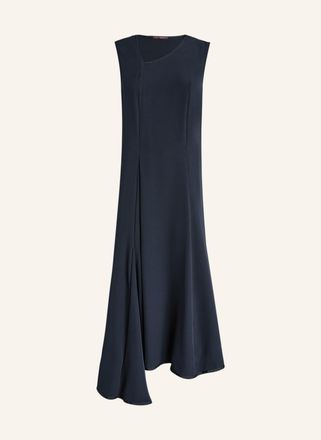 High High Kleid Say So - Technischer Satin, Leichte Gewichtung, Cr&ecirc;pe-Griff blau
