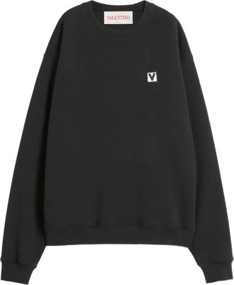 Valentino Garavani sweat &agrave; &eacute;cusson Chez - Noir
