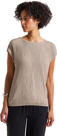 Street One Damen 3411864 Blusenshirt mit Tapedetails, Morning beige, 44