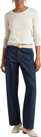 Benetton Damen Maglia G/C M/L 1091d1m08 Pullover, beige, XXS