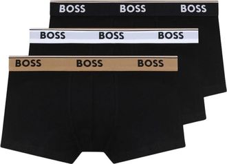 HUGO BOSS Trunk 3P Power - - Underwear - Herren - Schwarzk - L