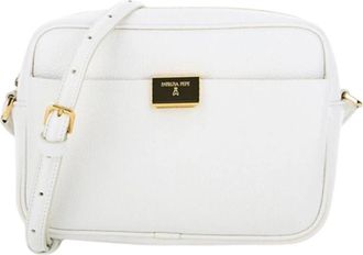 Patrizia Pepe Umh&auml;ngetasche aus Leder f&uuml;r den ganzen Tag - - Bags - Damen - Wei&szlig; - ONE SIZE