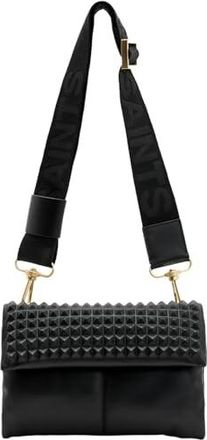 AllSaints Ezra Stud Sac &agrave; bandouli&egrave;re Noir, noir, Small