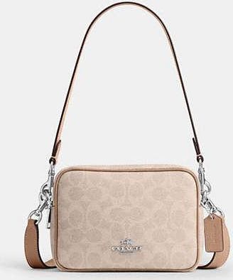 Coach Carey Mini-Umh&auml;ngetasche Aus Signature-Canvas