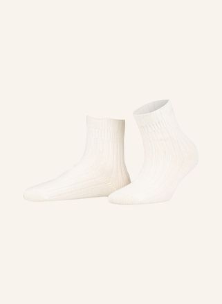 Falke Socken Bedsock Rib weiss