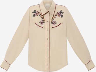 Isabel Marant Chemise Yzea - Femme - &Eacute;cru - Taille 34 - Isabel Marant