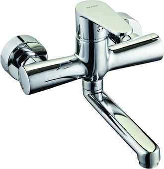 Ferro Algeo Wand-Waschtischarmatur, Chrom