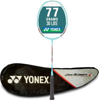 Yonex Yonex Badmintonschl&auml;ger Arcsaber 73Light Aqua Blue G4 5U