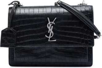 Saint Laurent Pre-owned Cuir sacs-ports-paule - Femme - Pre-owned - Noir - Taille: ONE Size