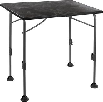 Brunner Camping Klapptisch Campingtisch LINEAR 80 Black 80 x 60 x 63/83cm