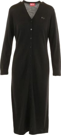 Diesel Femme, Pulls, Noir, Taille: 38 FR M-Alinesa Cardigan