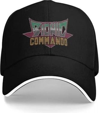 Generic Casquette pour Hommes, Chapeau Bionic Commando Trucker Casquette de Baseball Cadeau &eacute;t&eacute; 2025
