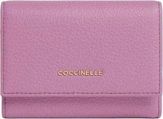 Coccinelle Femme, Accessoires, Rose, Taille: ONE Size Metallic Small Wallet