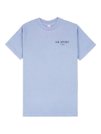 Sporty & Rich t-shirt en coton - Bleu