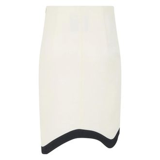 Moschino Asymmetrisches Schlauchkleid - - Skirts - Damen - Wei&szlig; - S