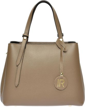 Isabella Rhea Beige Rindsledertasche