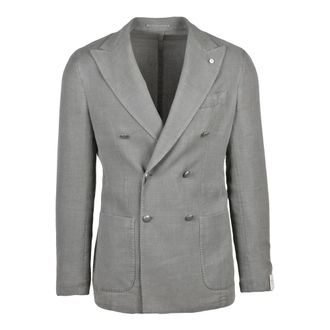 L.B.M. 1911 Zweireiher-Jacke - - Jackets - Herren - Gr&uuml;n - M