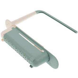 Hemobllo Teleskopischer Sp&uuml;lbecken Organizer Verstellbar mit Gro&szlig;em Fassungsverm&ouml;gen Ausziehbares K&uuml;chensp&uuml;len Ablagerack f&uuml;r Schw&auml;mme Handt&uuml;cher und Seifen Fl